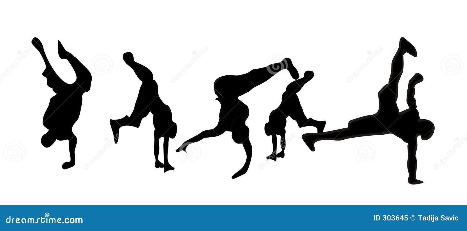 Breakdance stock illustration. Illustration of acrobatic - 303645