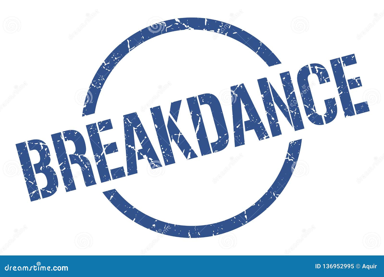 Breakdance stamp stock vector. Illustration of rubber - 136952995