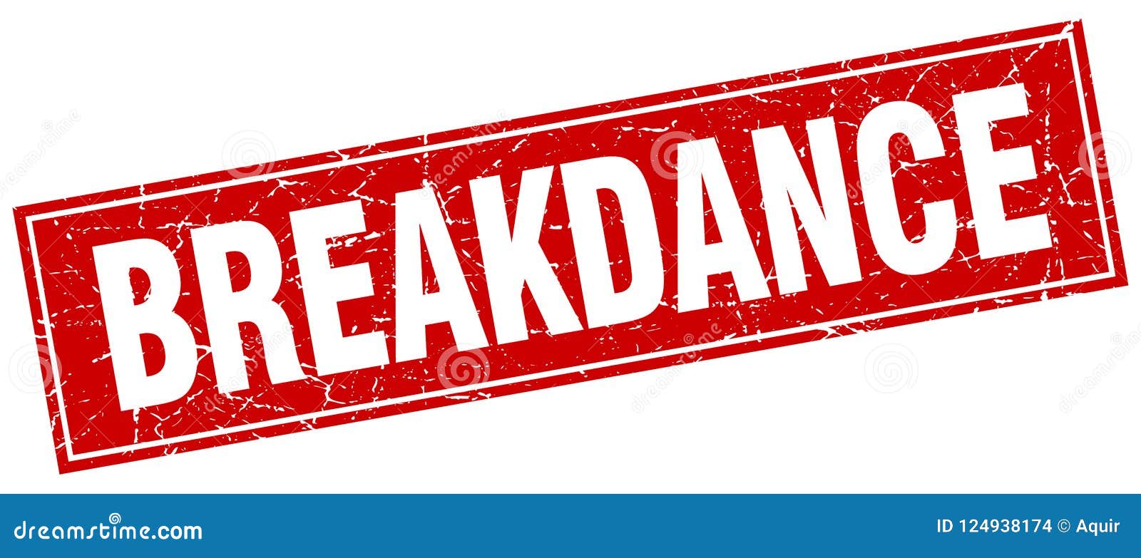 Breakdance stamp stock vector. Illustration of seal - 124938174