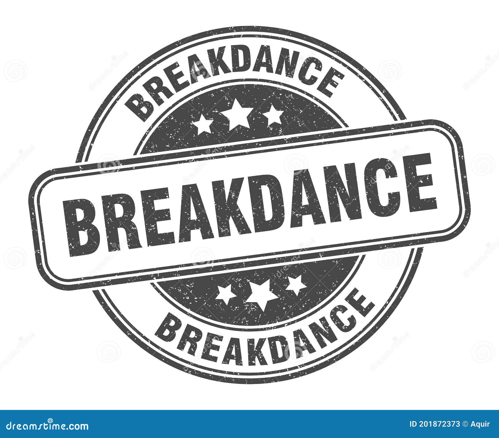 Breakdance Stamp. Breakdance Round Grunge Sign Stock Vector ...
