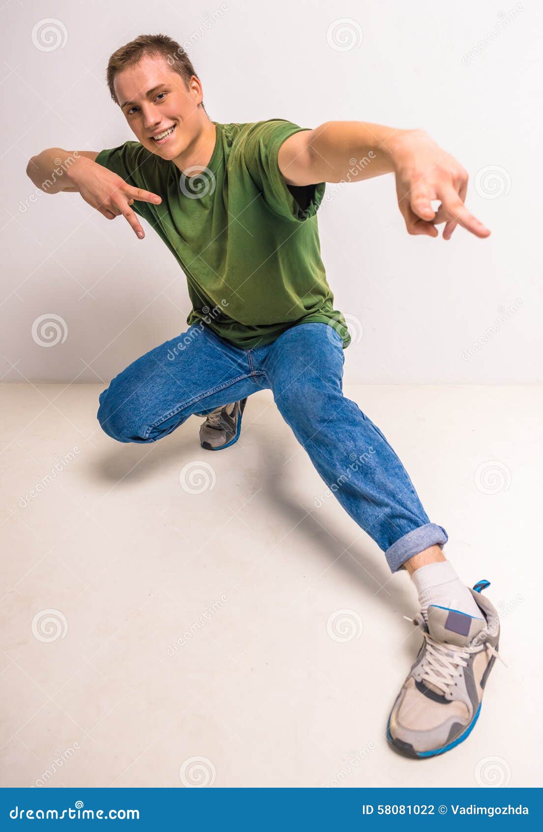 Breakdancer stock photo. Image of jeans, handsome, caucasian - 58081022