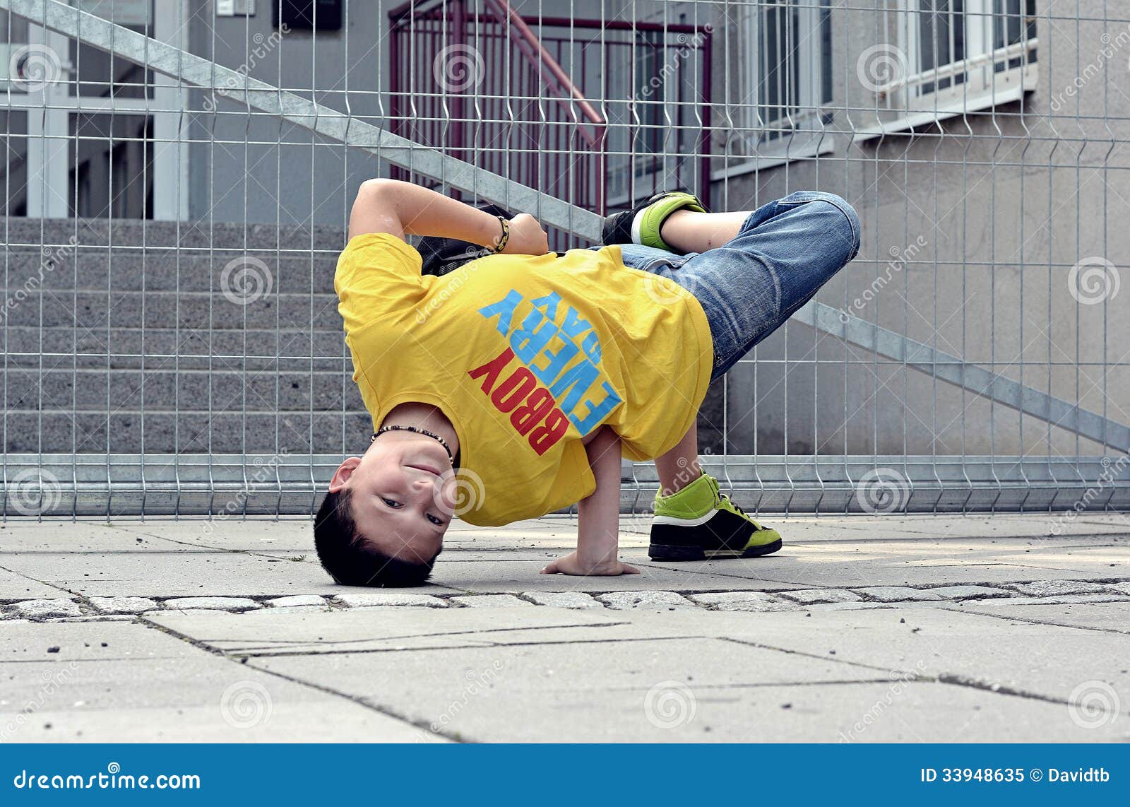 Breakdancer on the street stock image. Image of confident - 33948635