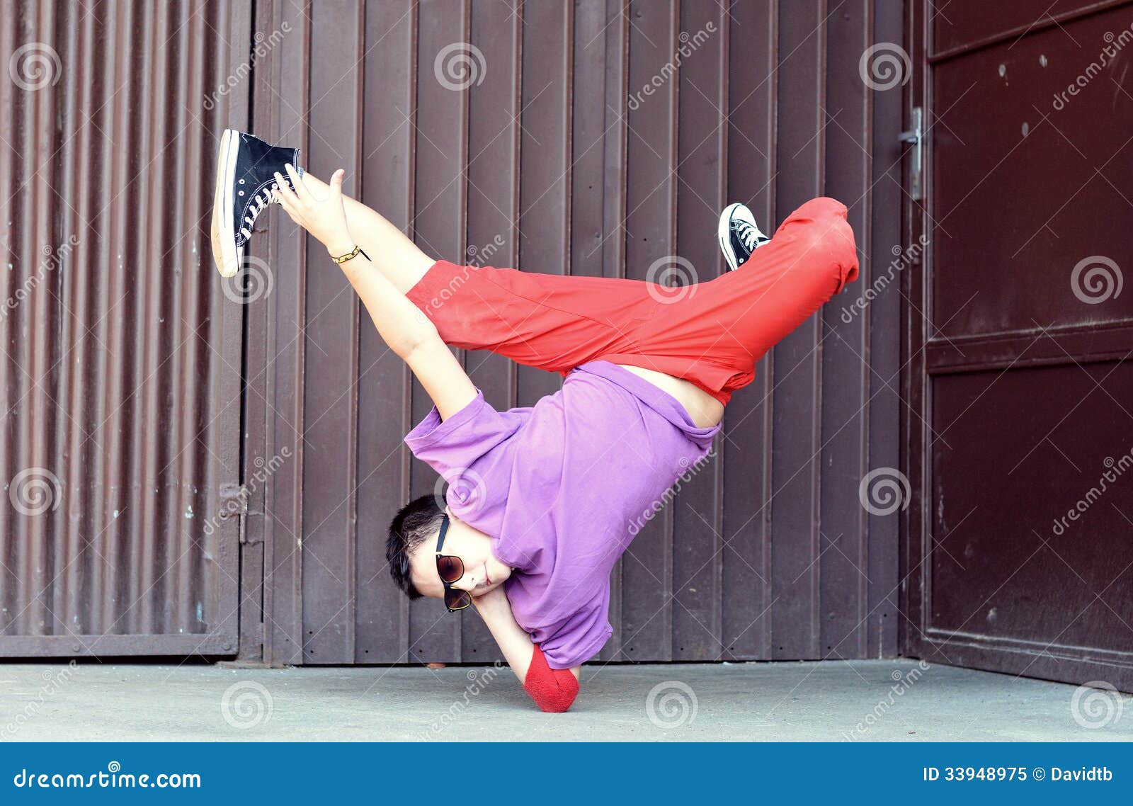 Breakdancer on the street stock image. Image of party - 33948975