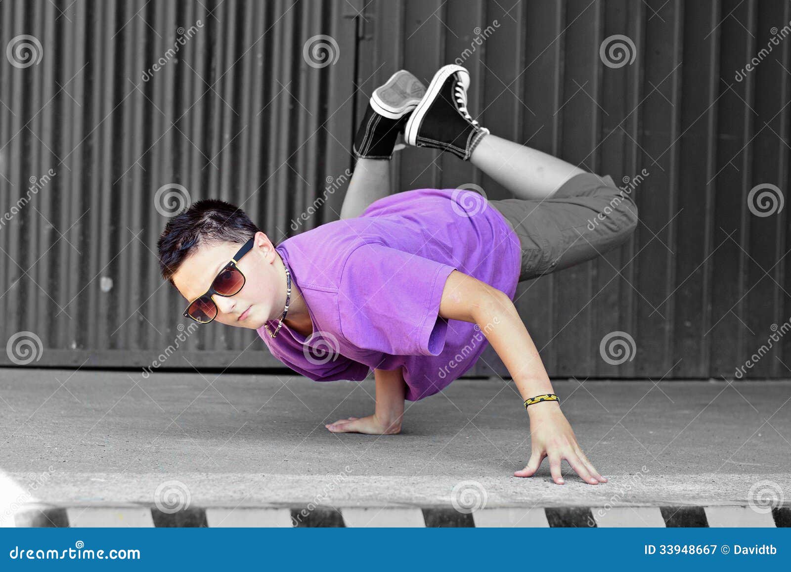Breakdancer on the street stock image. Image of performer - 33948667