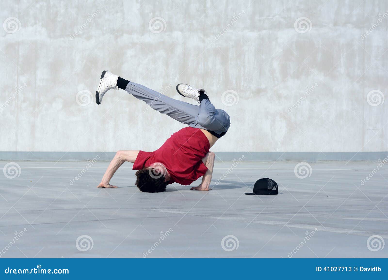 Breakdancer on the street stock image. Image of hand - 41027713