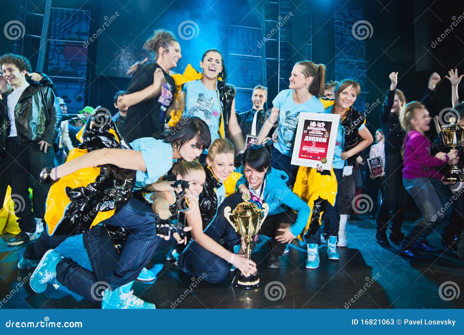 Breakdancers on Stage Celebrate Prize Editorial Stock Photo - Image of ...