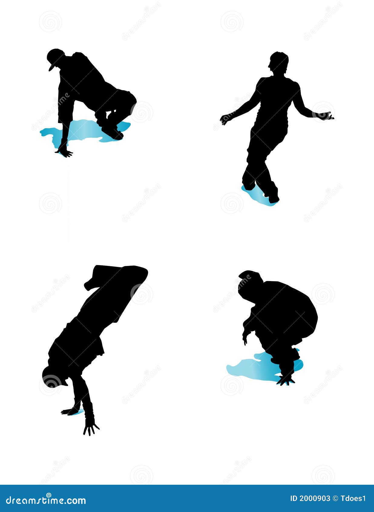 Breakdancing group 1 stock vector. Illustration of dance - 2000903