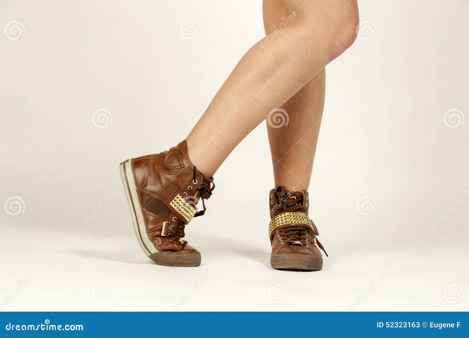 Breakdancing Shoes on White Stock Image - Image of pair, woman: 52323163