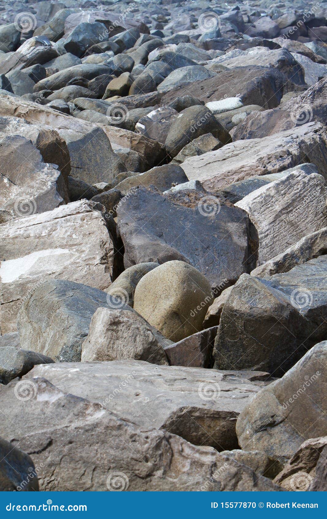 Breaker Boulders stock photo. Image of moss, protection - 15577870