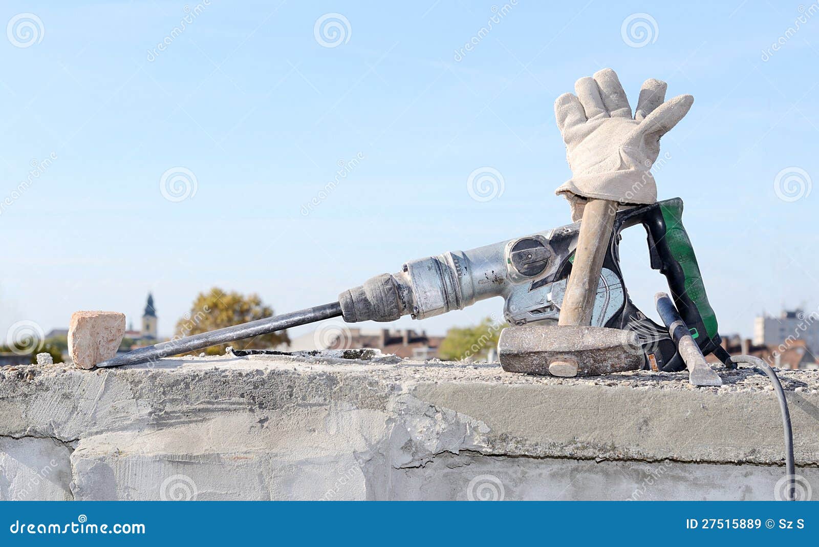 Breaker equipment stock image. Image of hammer, metal - 27515889