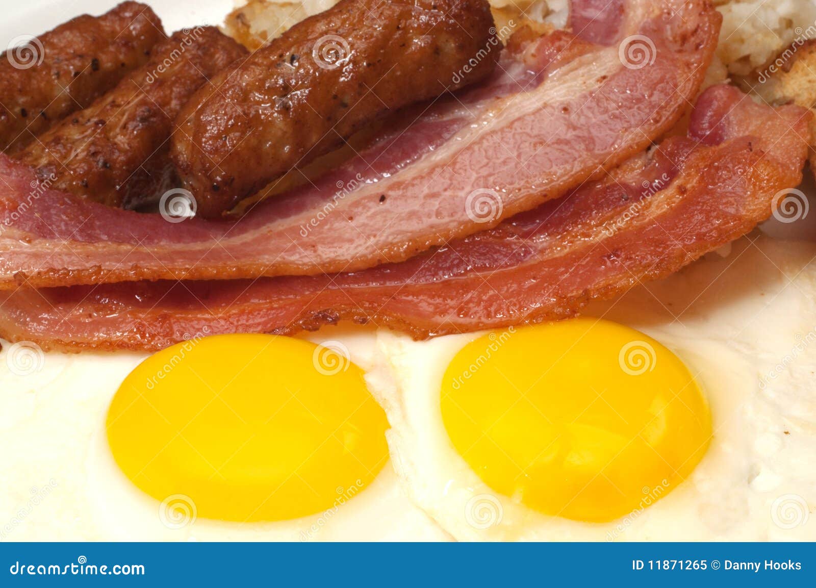 Breakfast stock image. Image of cooked, closeup, bacon - 11871265