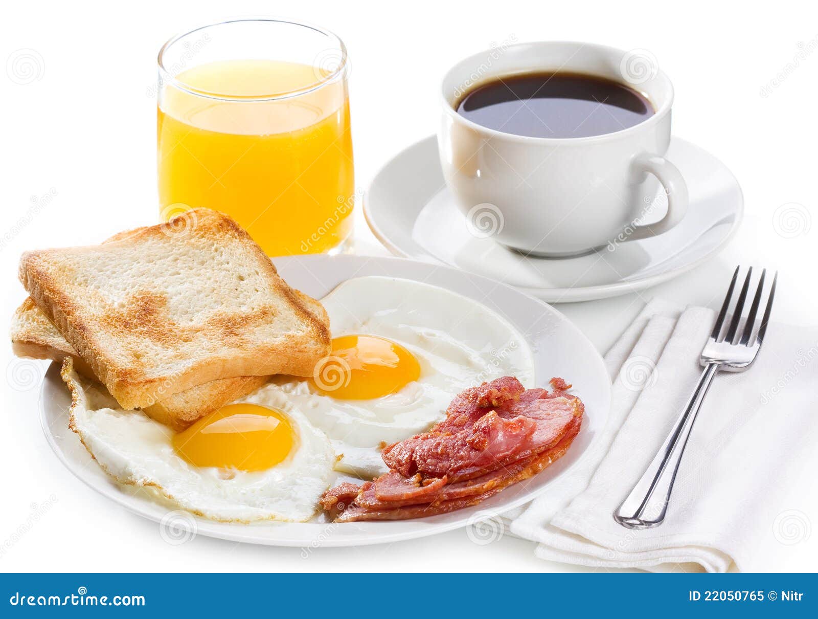 Breakfast stock image. Image of meat, dish, fresh, tomato - 22050765