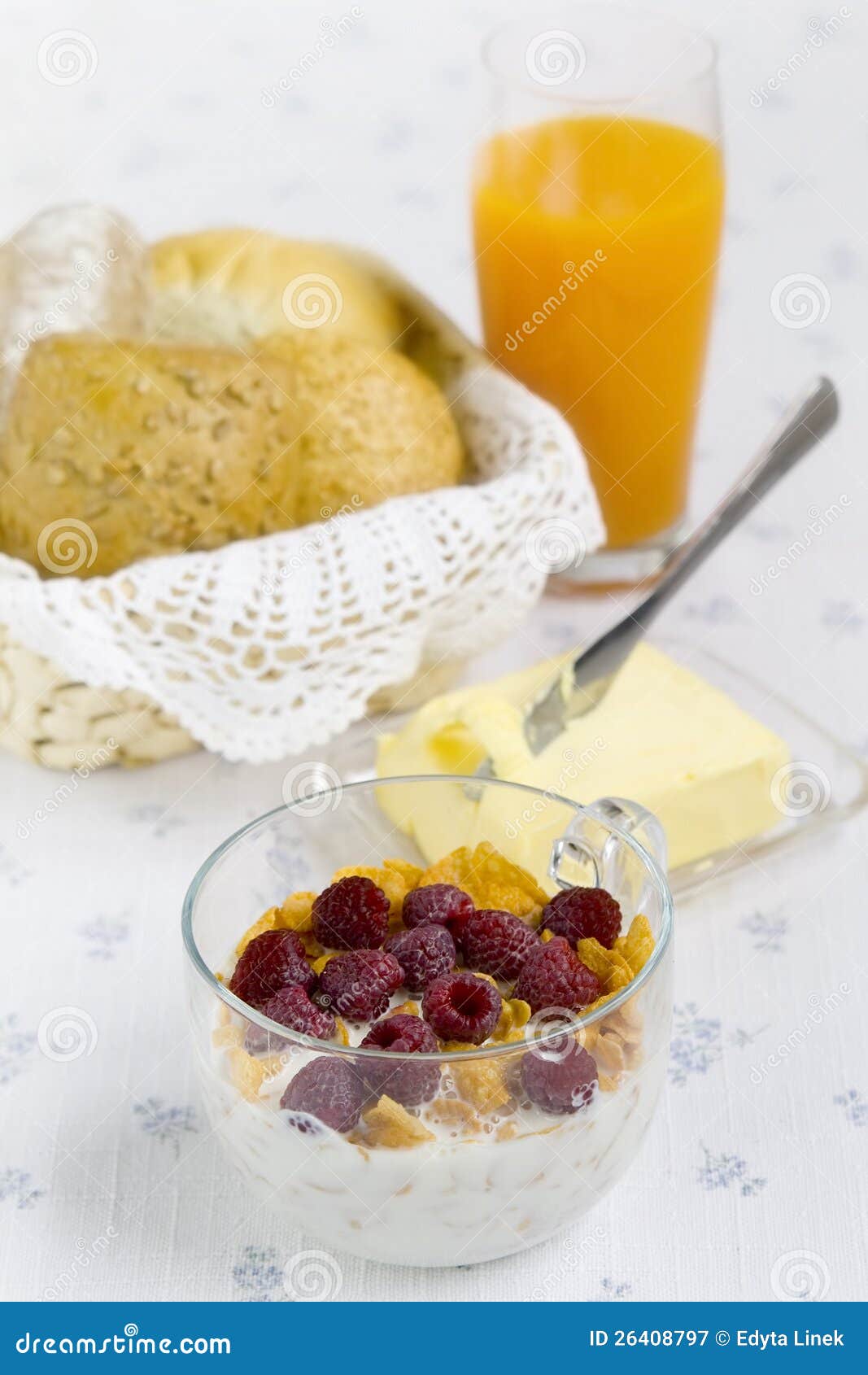 Breakfast stock image. Image of orange, table, morning - 26408797
