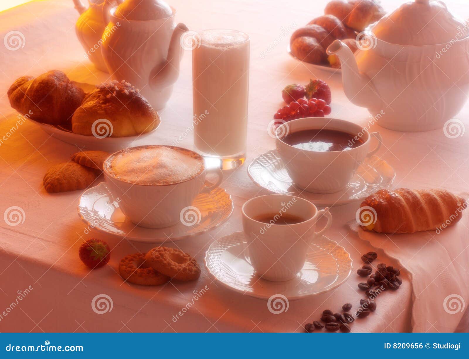 Breakfast stock photo. Image of cereals, breakfast, crockery - 8209656