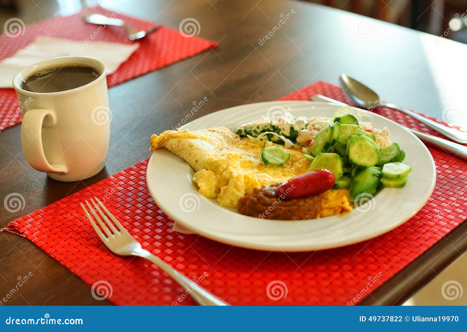 Breakfast in the All Inclusive Restaurant Stock Photo - Image of ...