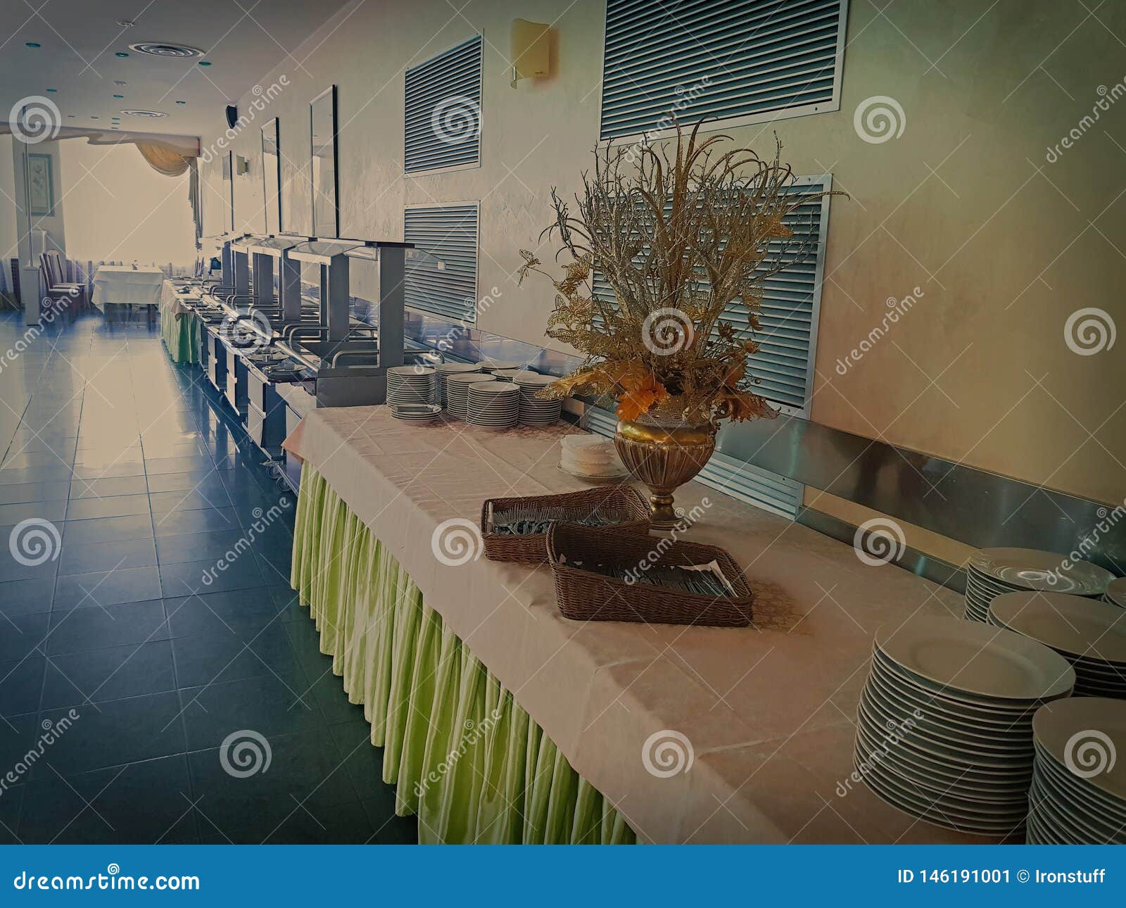 Breakfast Area in the Hotel Stock Image - Image of lifestyle, space ...