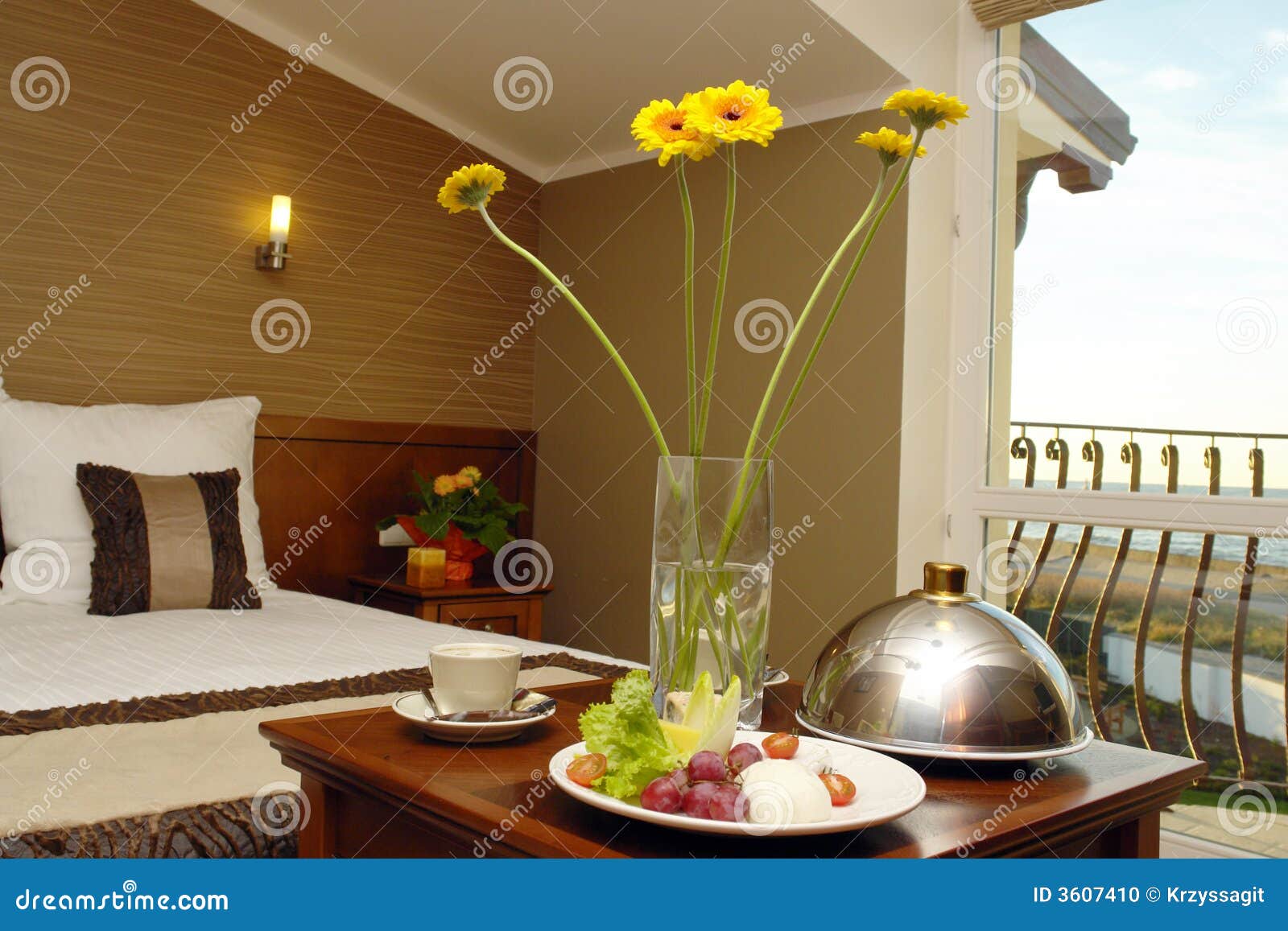 Breakfast on balcony stock photo. Image of coffee, service - 3607410