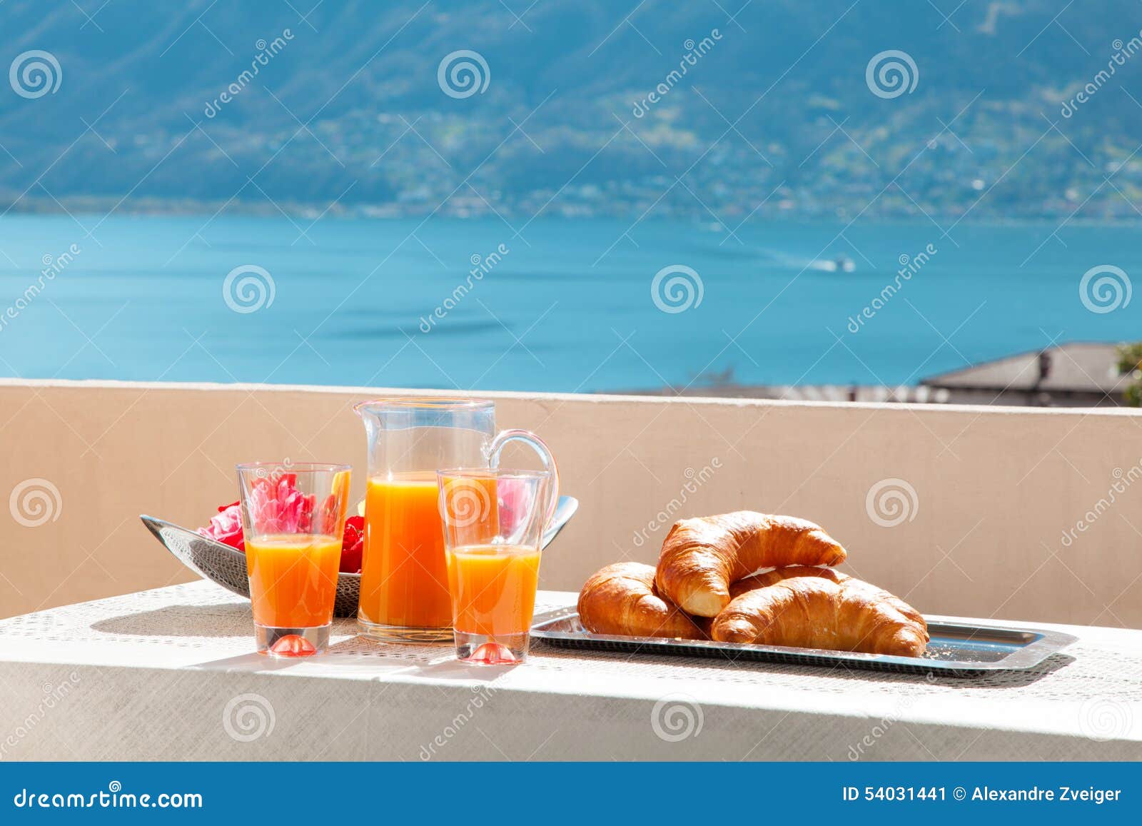 Breakfast on the Balcony, Outdoors Stock Image - Image of hotel, quiet ...