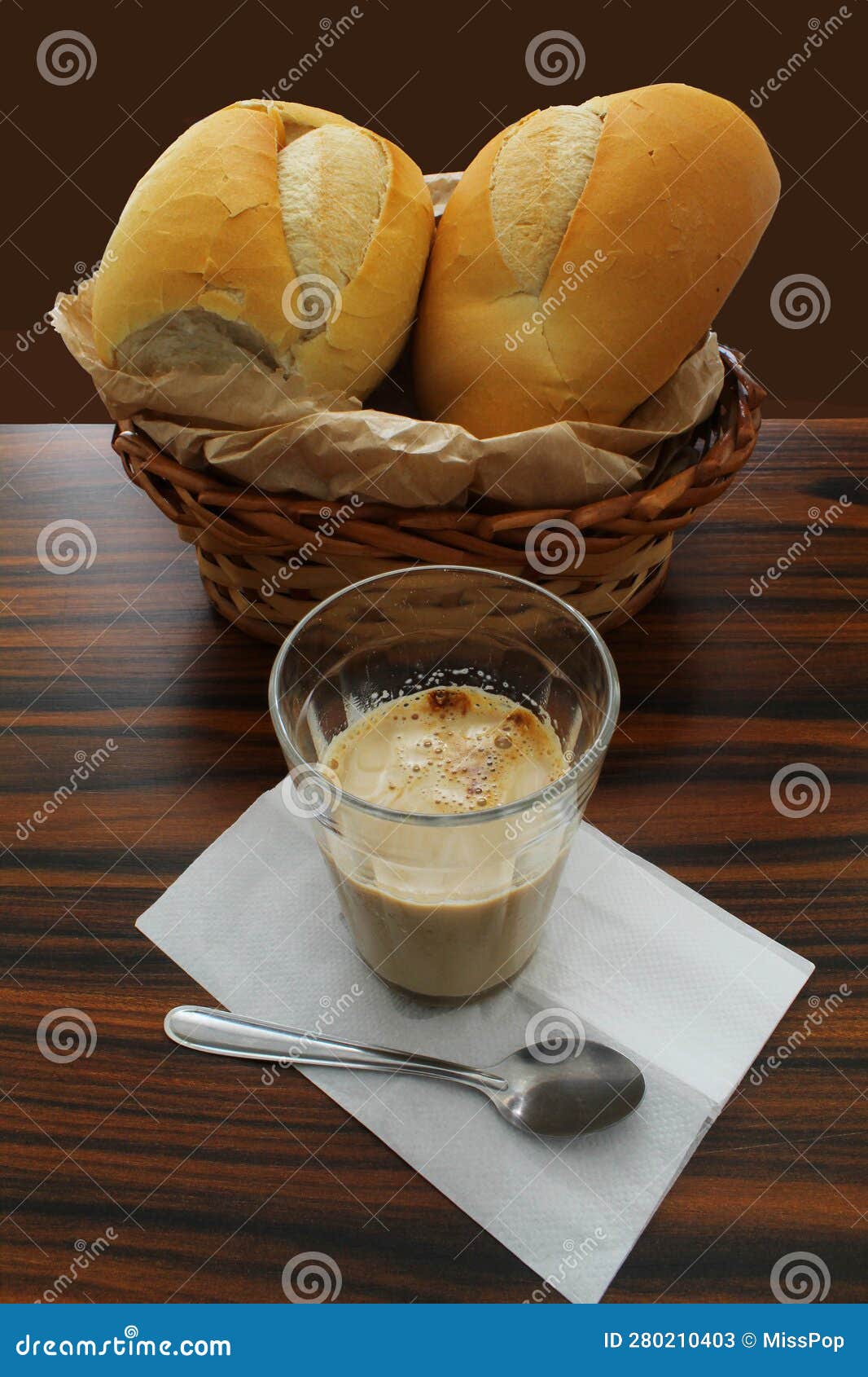 Breakfast in Brazil. Typical Breakfast Consumed in Brazilian Bakeries ...