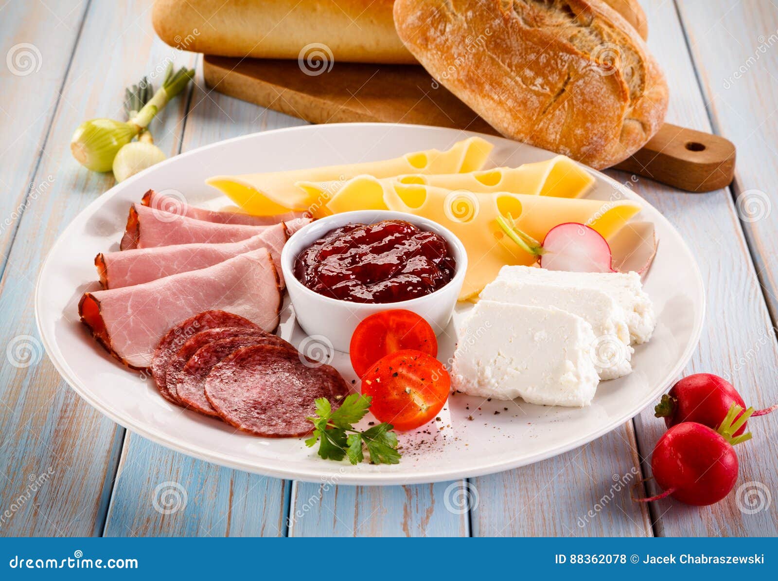 Breakfast stock photo. Image of bistro, plate, morning - 88362078
