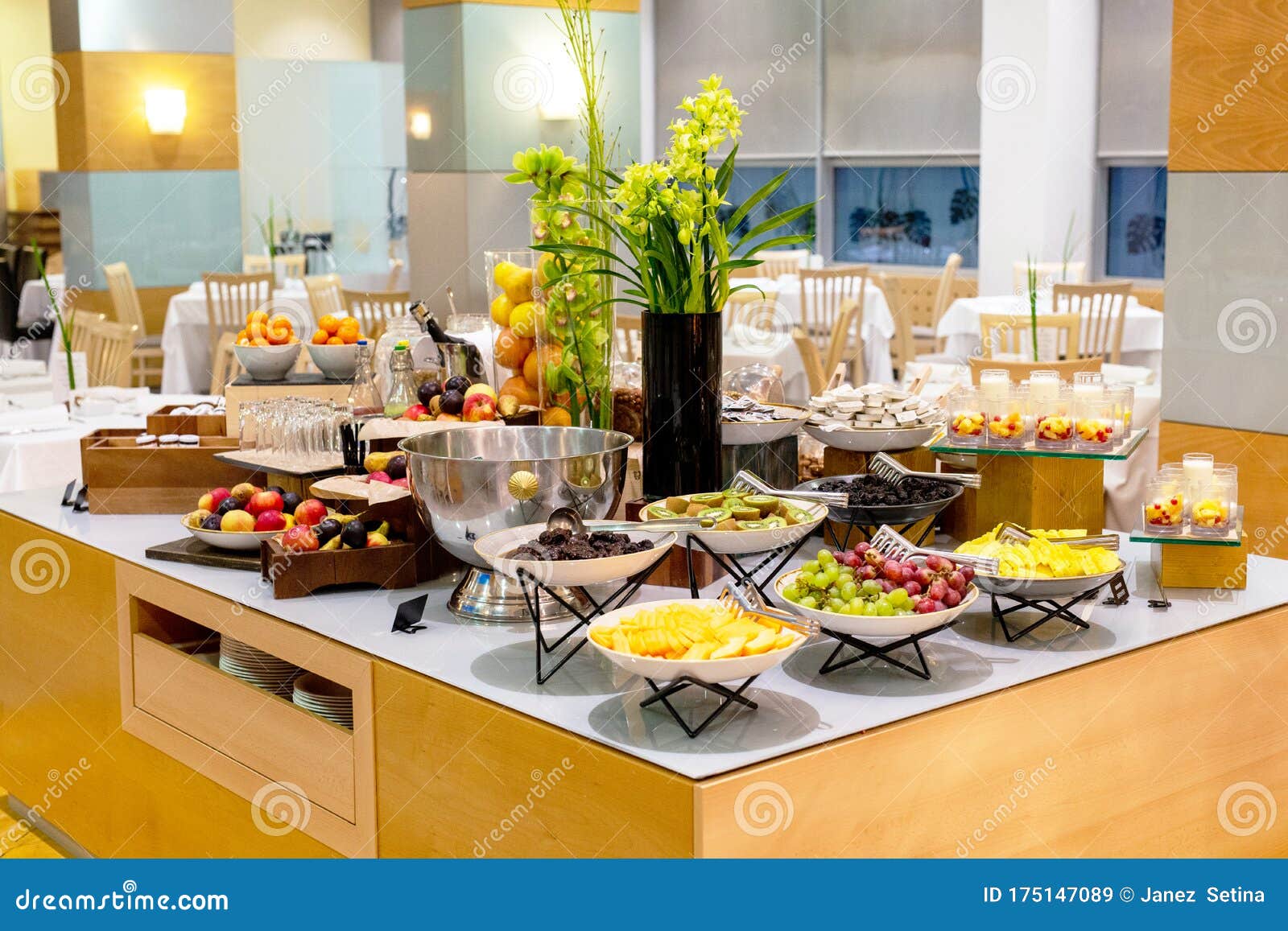 Breakfast Buffet Concept stock image. Image of restaurant - 175147089