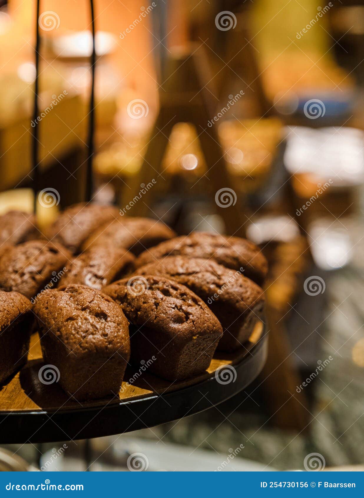 Breakfast Buffet in a Luxury Hotel, Bread Corner with Croisant Muffin ...