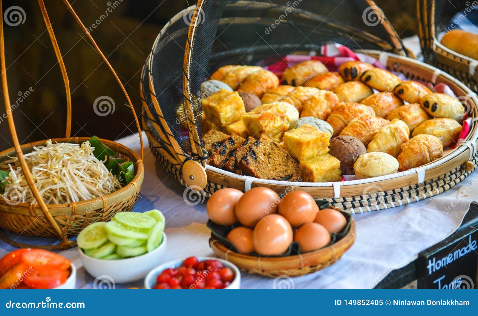 Breakfast Buffet at Luxury Resort Stock Image - Image of healthy ...