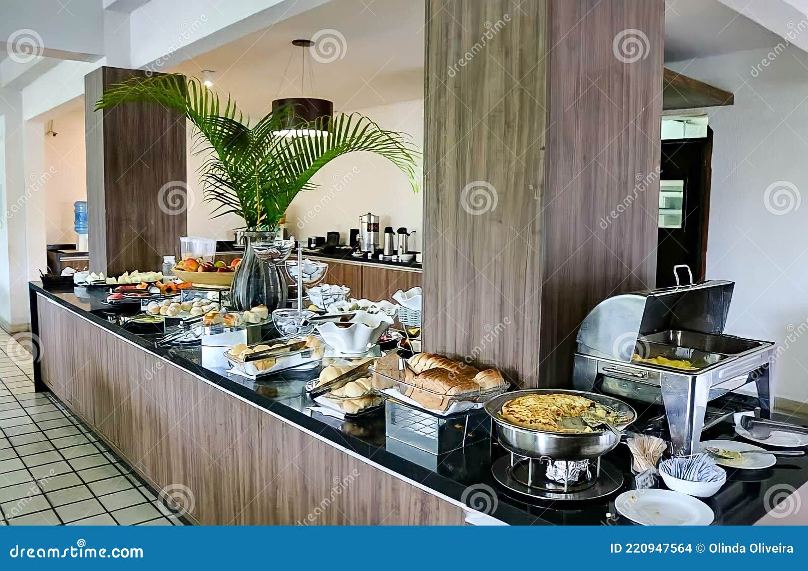 A Buffet Station With Trays Of Lemon Wedges, Cucumber Slices, Tomato ...