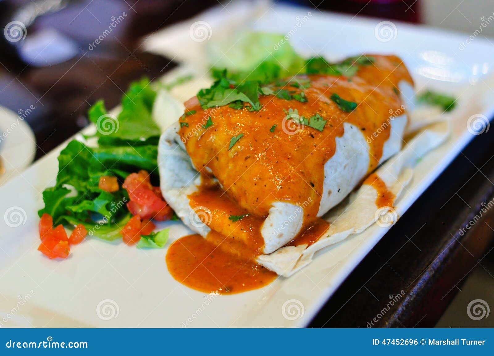 Breakfast Burrito stock photo. Image of tasty, burrito - 47452696