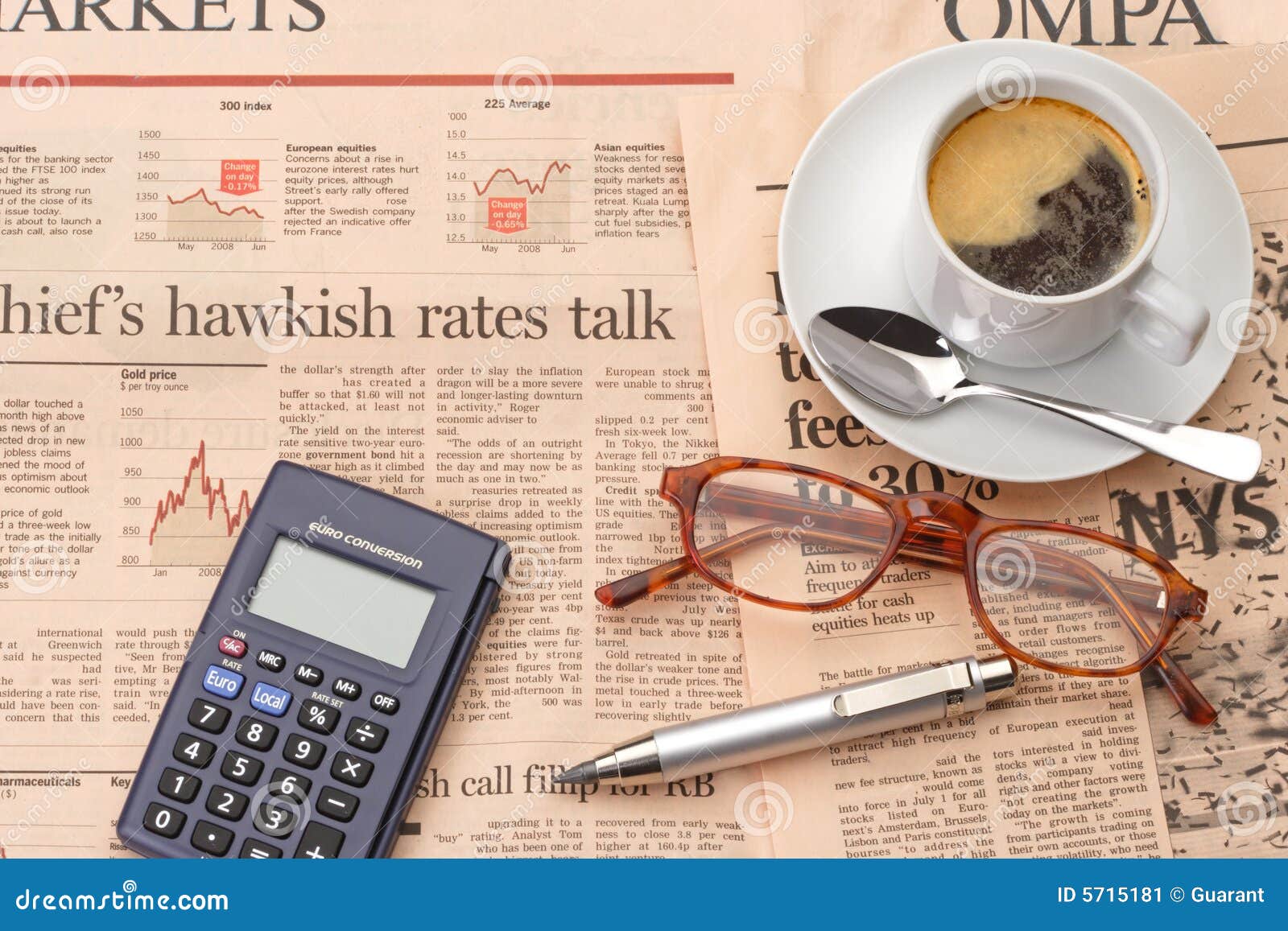 Breakfast and business editorial photo. Image of express - 5715181