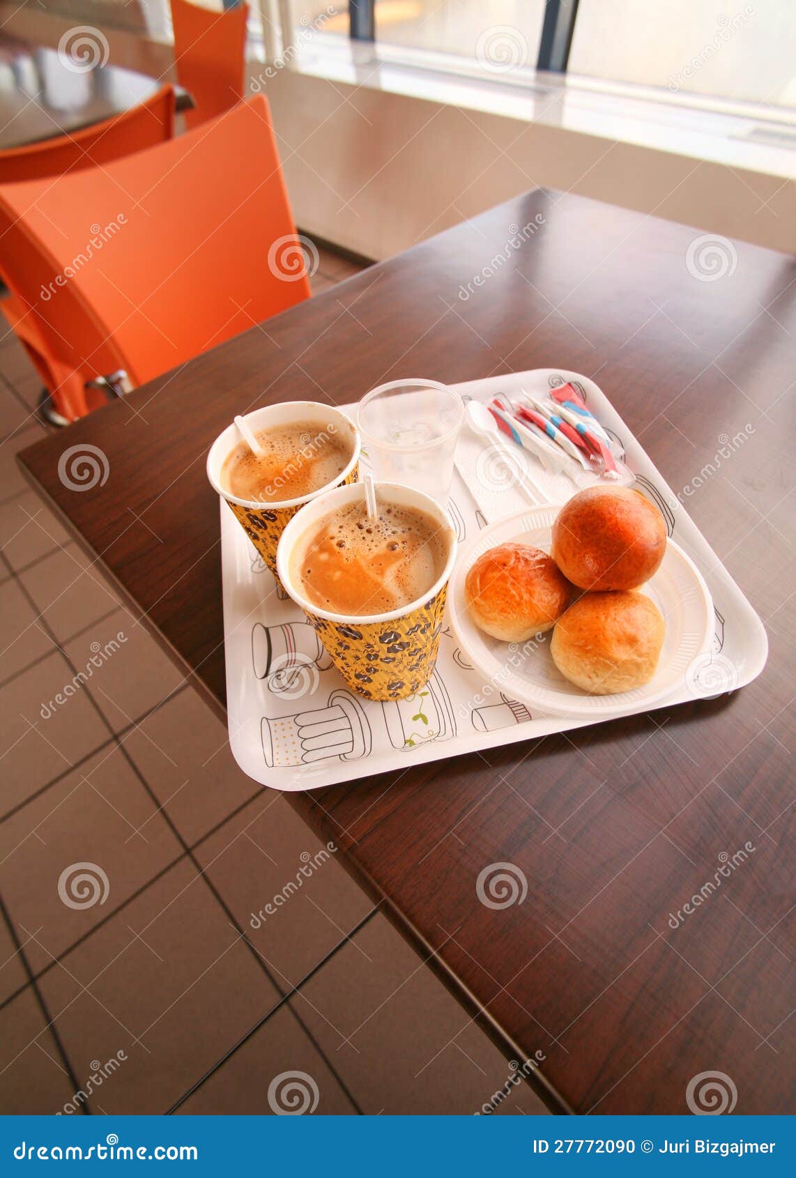 Breakfast in cafe stock photo. Image of chairs, breakfast - 27772090