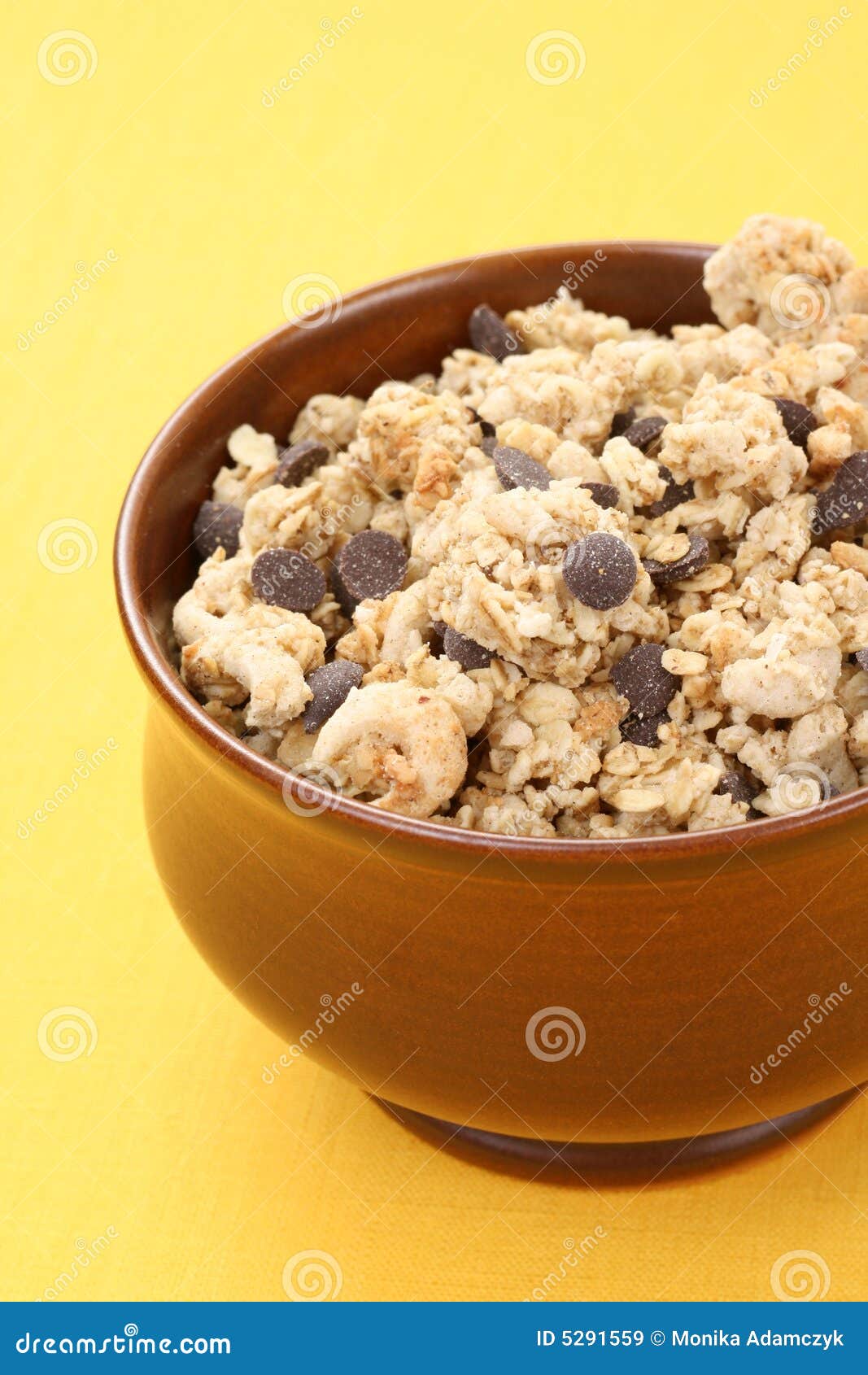 Breakfast - Chocolate Musli Stock Image - Image of healthy, snack: 5291559