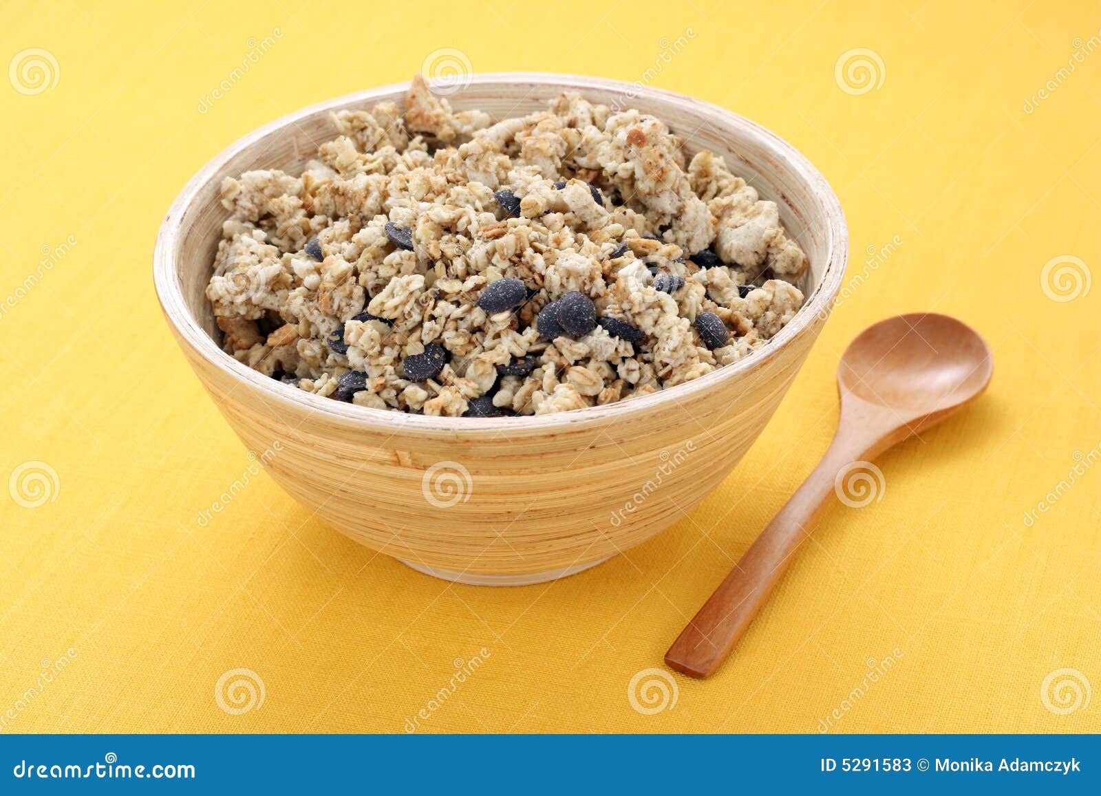 Breakfast - Chocolate Musli Stock Image - Image of nutrition, dietary ...