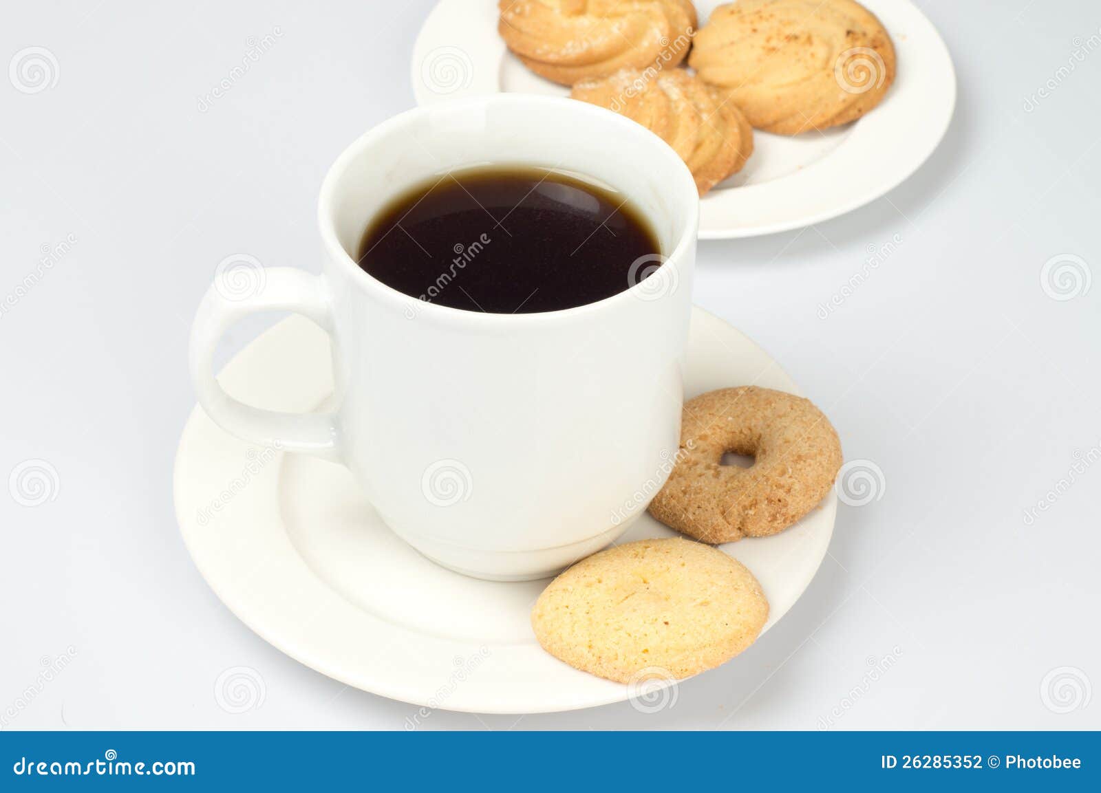 Breakfast Coffee Cookies stock photo. Image of scented - 26285352