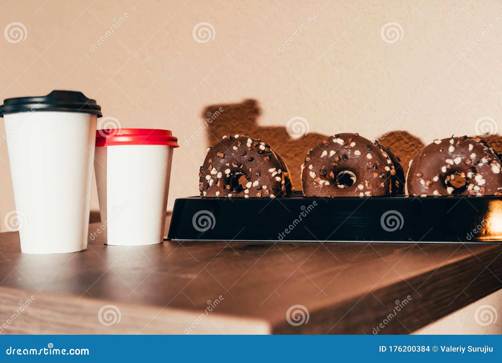 Breakfast at the Coffee Shop Stock Photo - Image of menu, glazed: 176200384