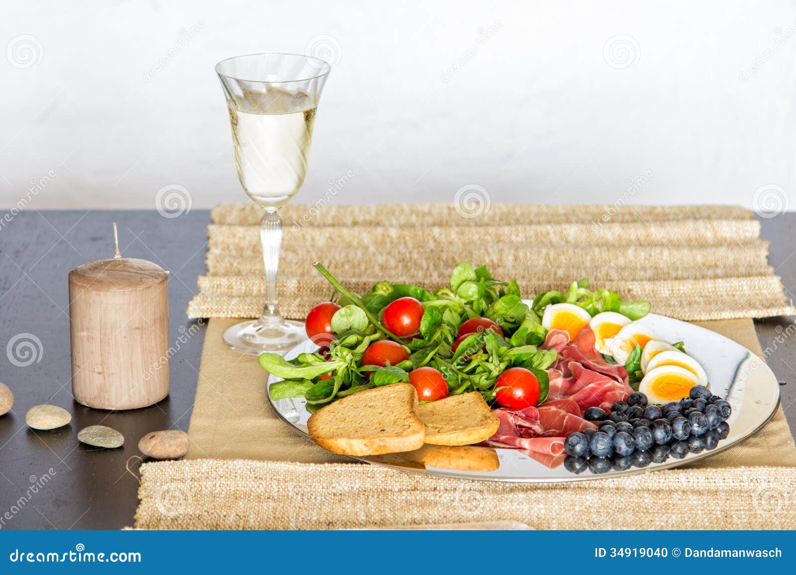 Breakfast Cold Food Platter Stock Photo - Image of boiled, fresh: 34919040