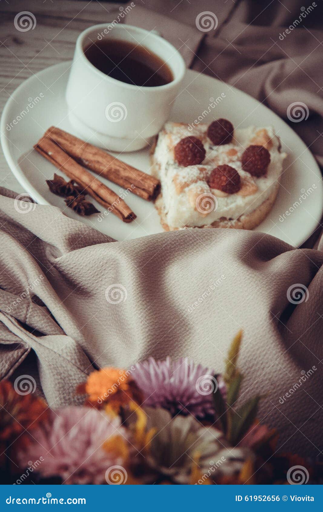 Breakfast with Cottage Cheese Kish Stock Photo - Image of baked, berry ...