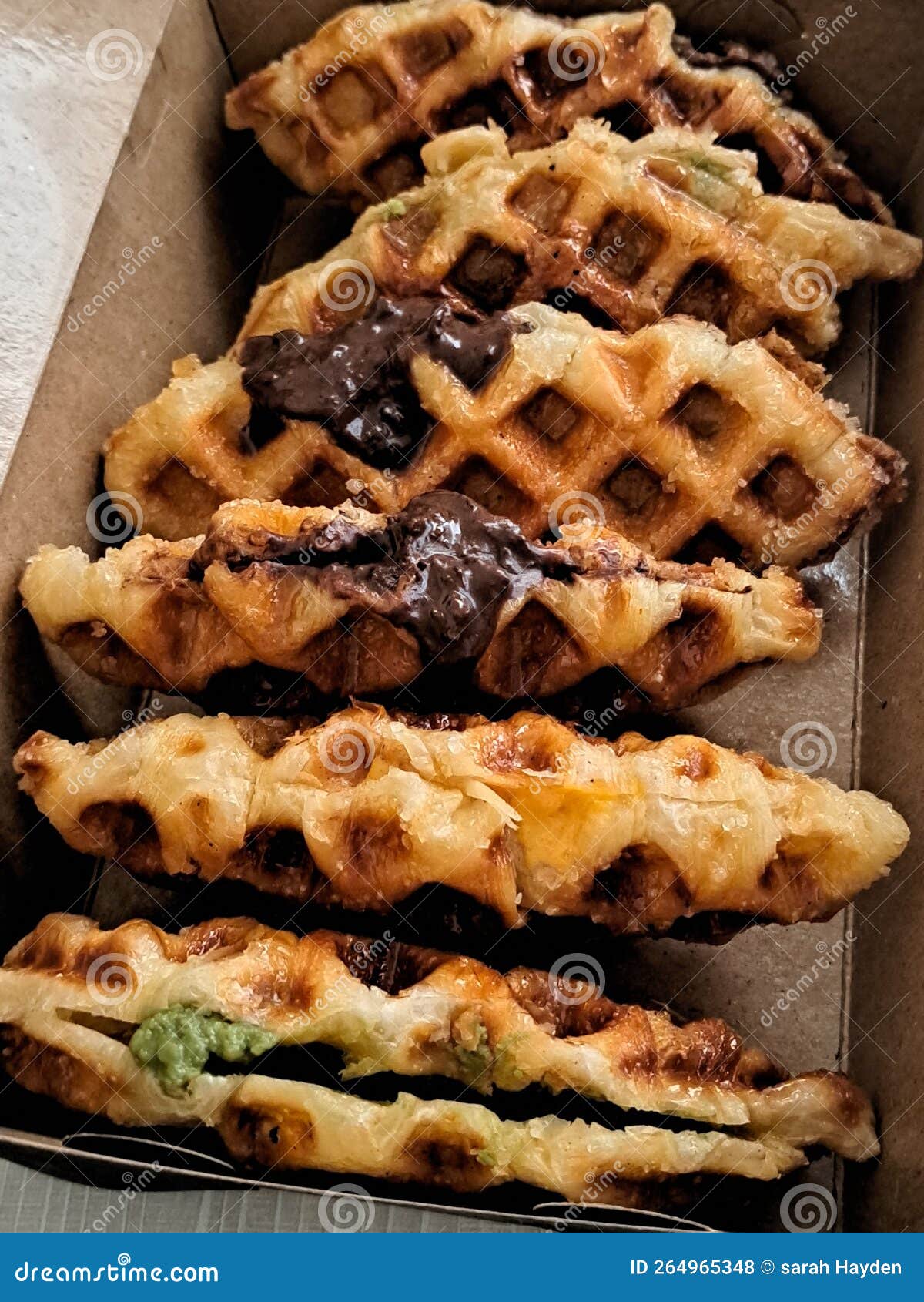 Breakfast Croffle crunchy stock photo. Image of cookies - 264965348