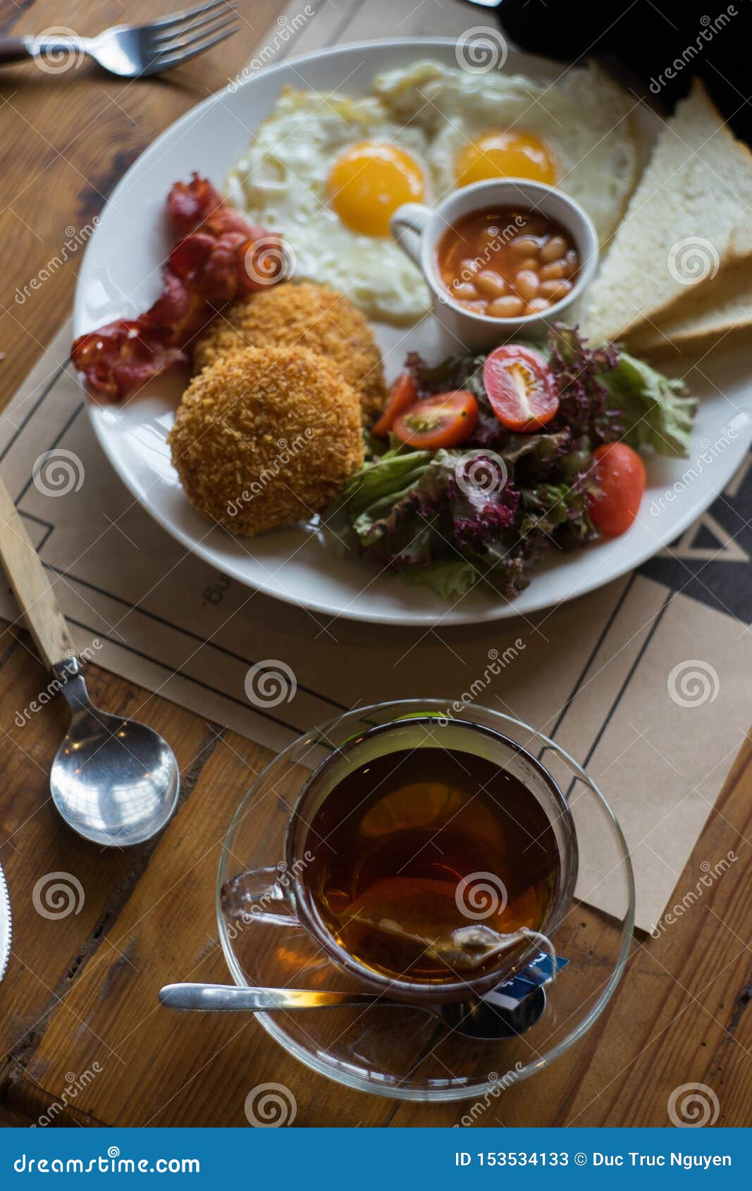 Breakfast of the day stock image. Image of bistro, great - 153534133