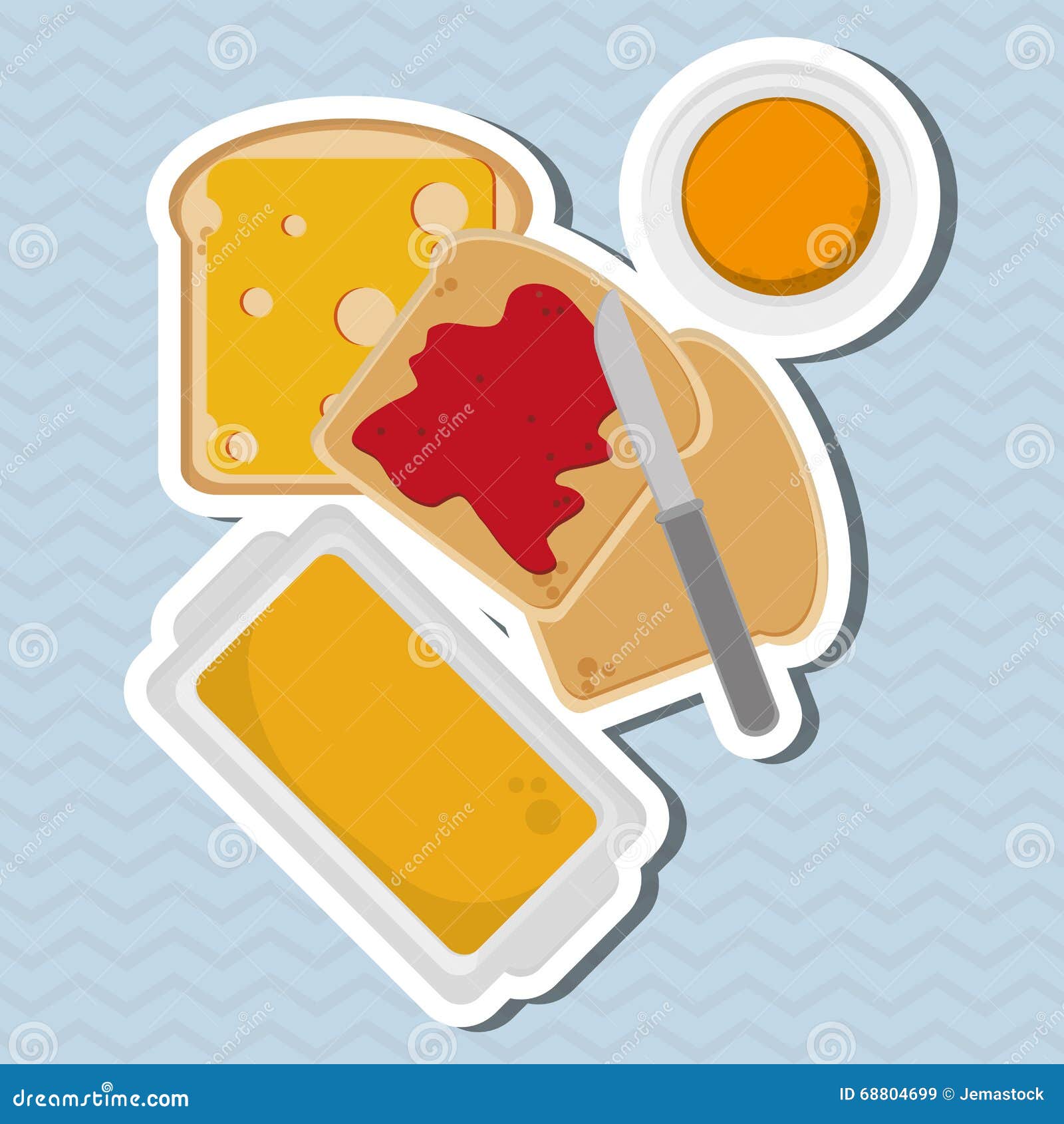 Breakfast Design , Vector Illustration Stock Vector - Illustration of ...