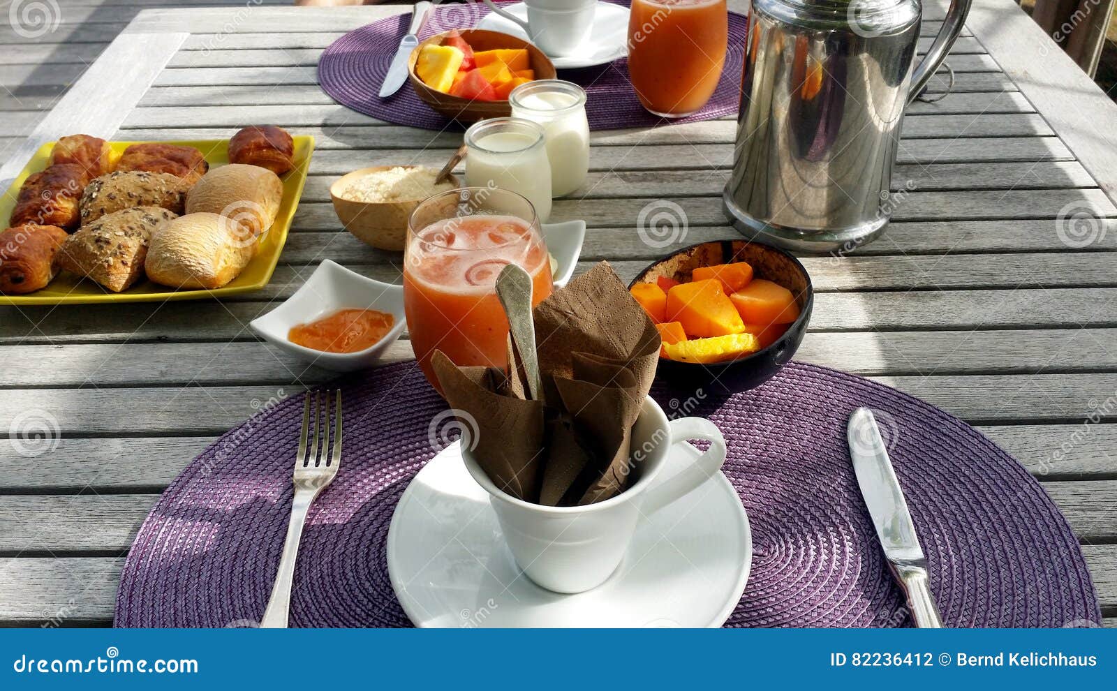 Breakfast Feast On Table Stock Photography | CartoonDealer.com #64732376
