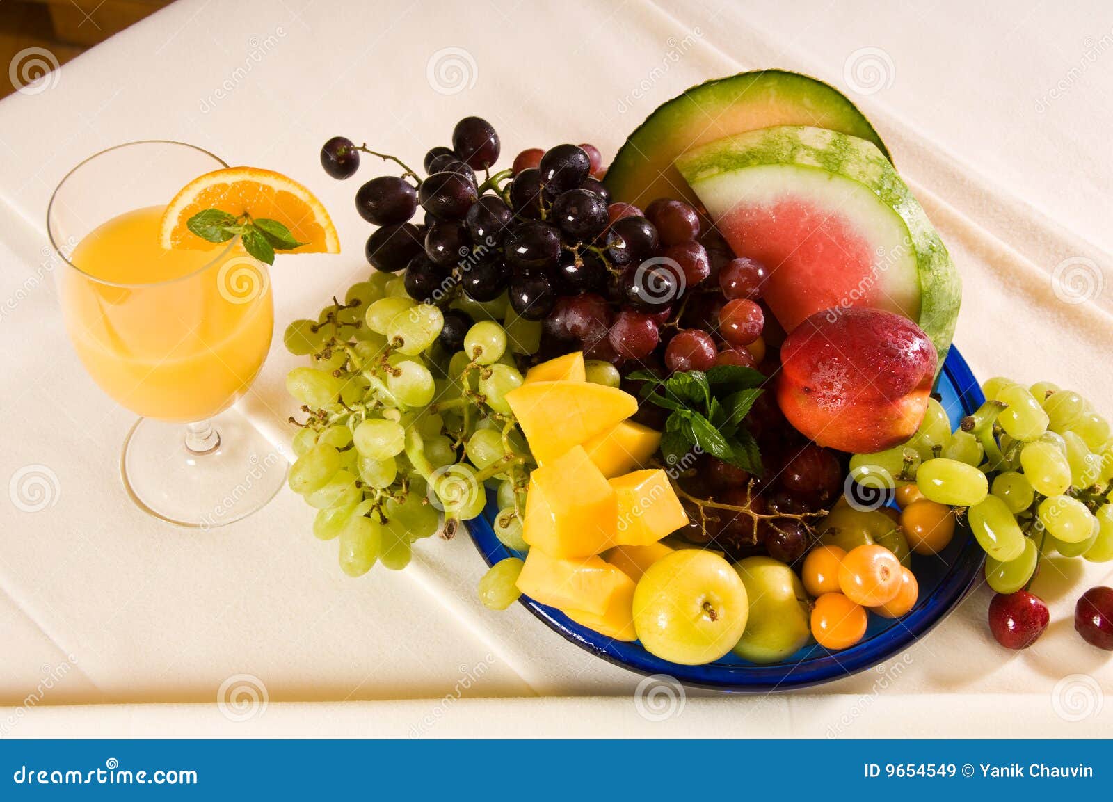 Breakfast Fruits stock image. Image of mango, tasty, bunches - 9654549