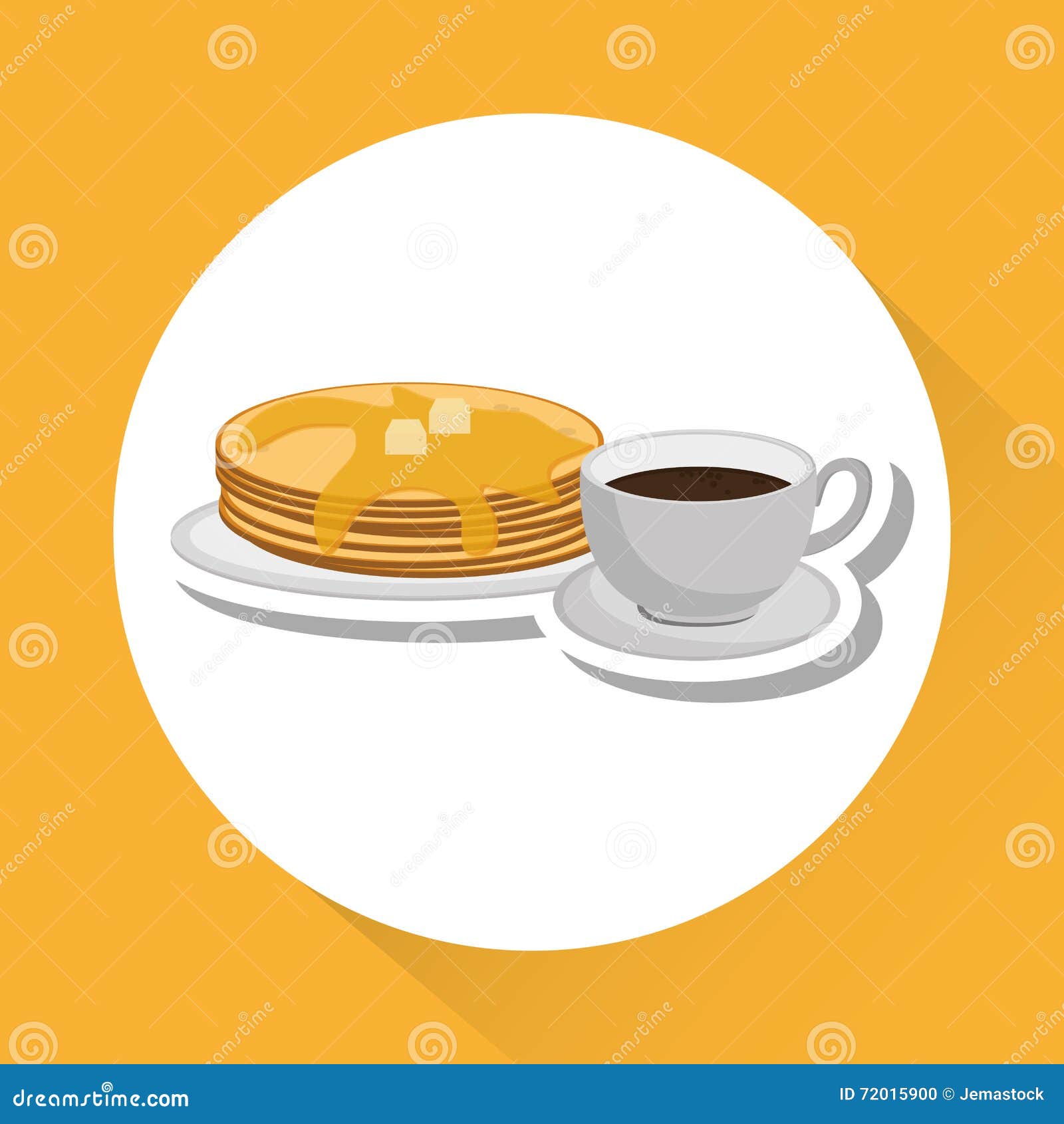Breakfast Graphic Design, Vector Illustration Stock Vector ...