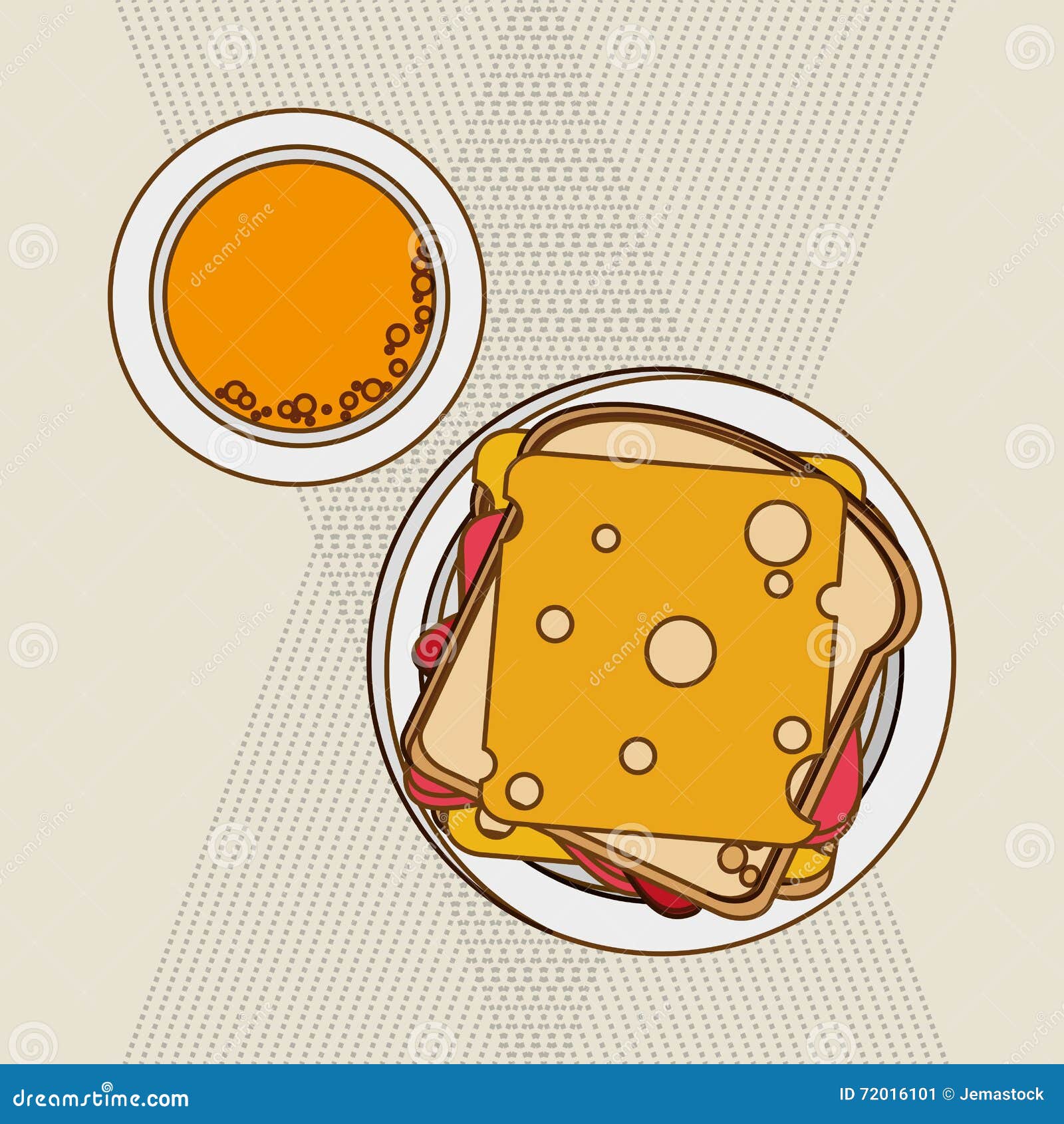 Breakfast Graphic Design, Vector Illustration Stock Vector ...