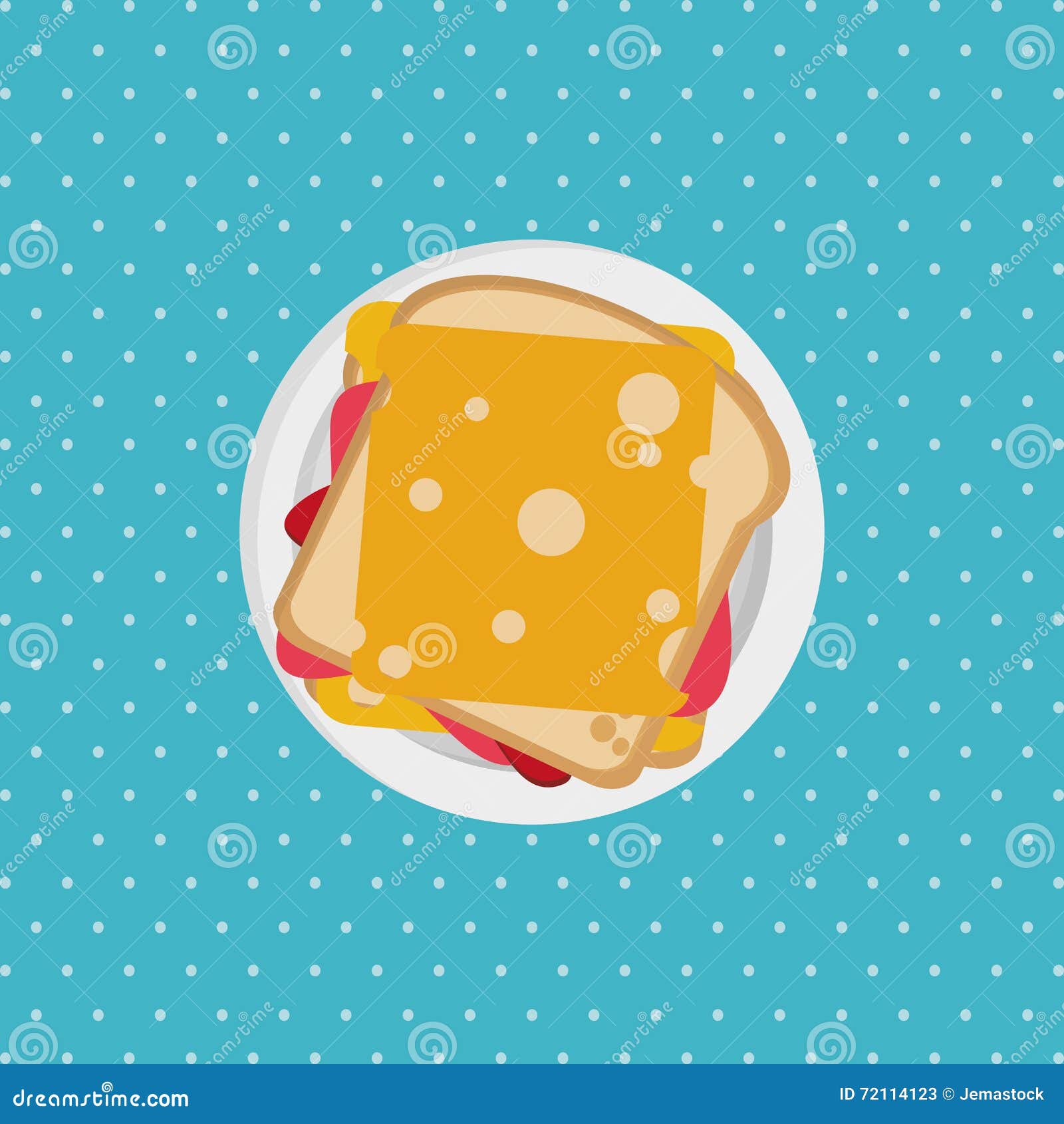 Breakfast Graphic Design, Vector Illustration Stock Vector ...