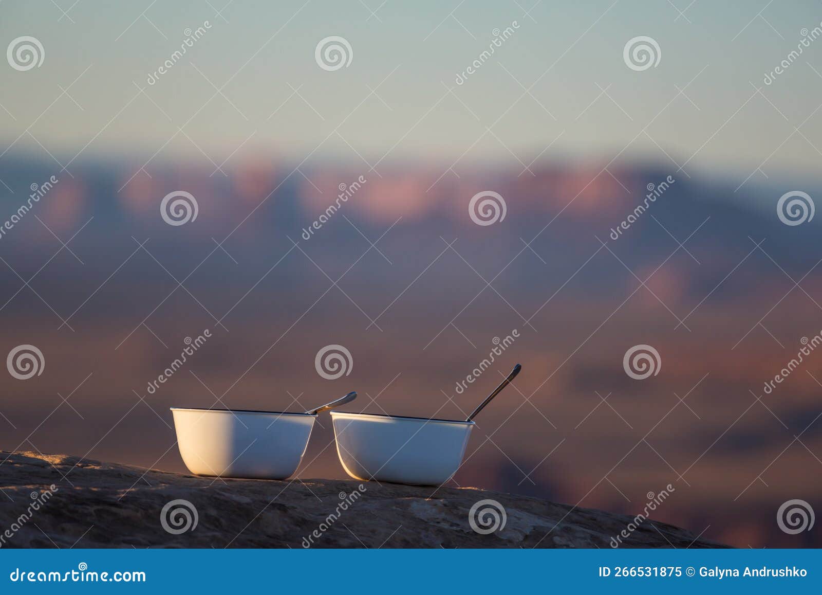 Breakfast in hike stock image. Image of trail, relaxing - 266531875
