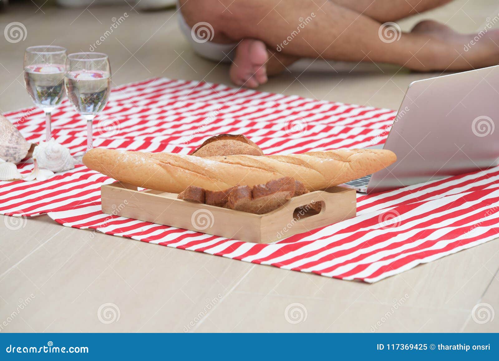 Breakfast and Light Refreshments by the Pool Stock Image - Image of ...