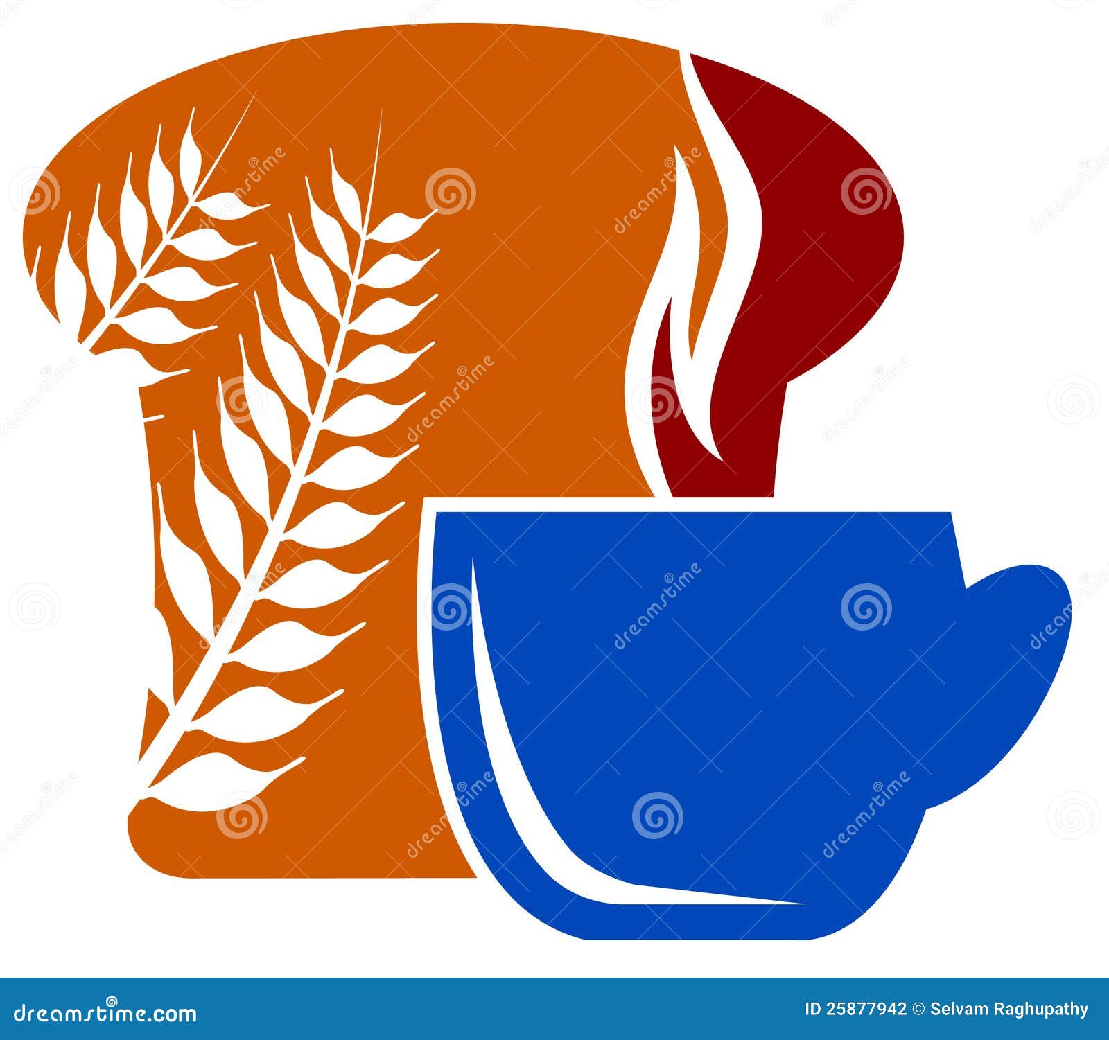 Breakfast Logo Vector Illustration | CartoonDealer.com #21620642