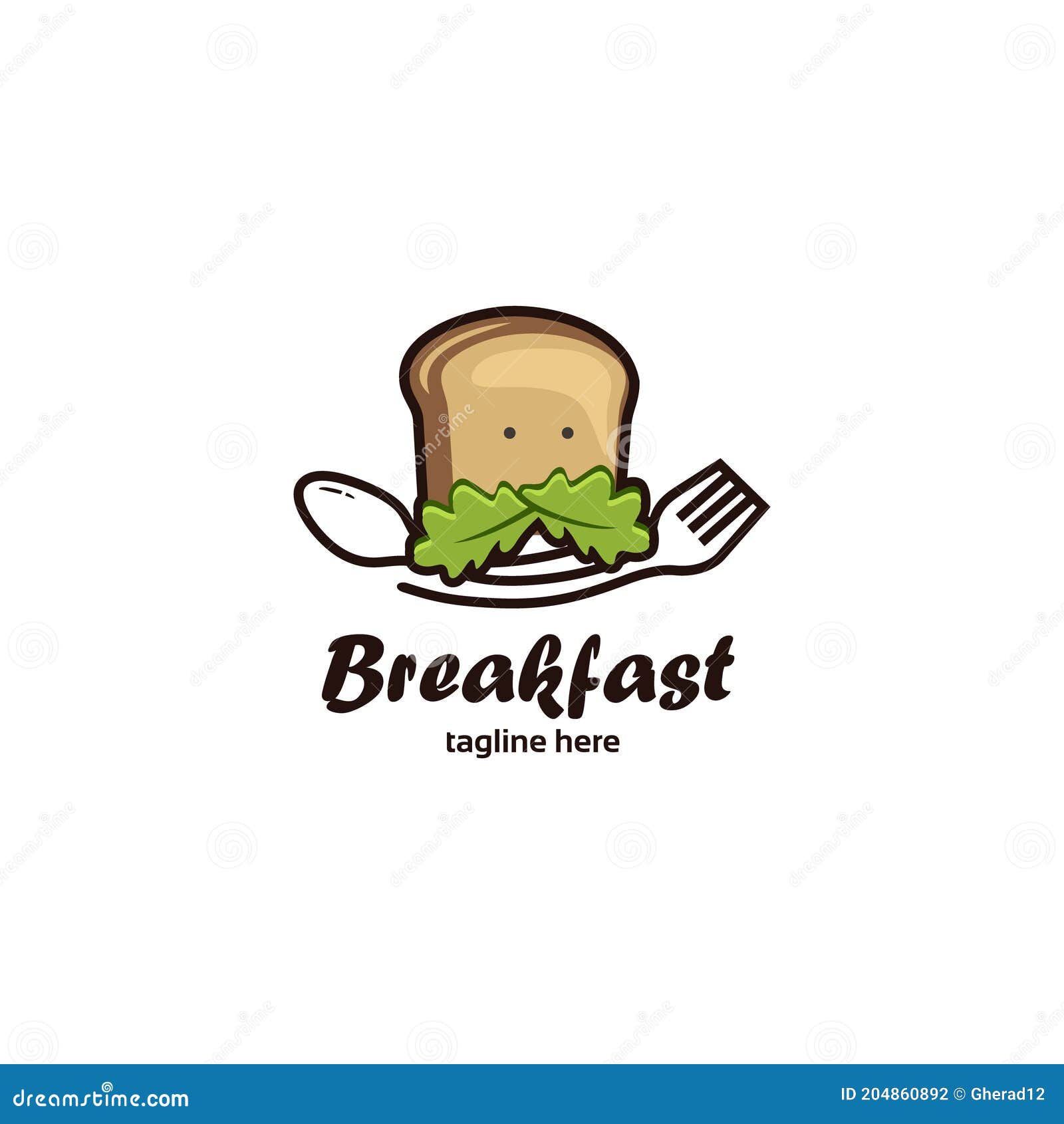 Breakfast logo template stock illustration. Illustration of kitchen ...