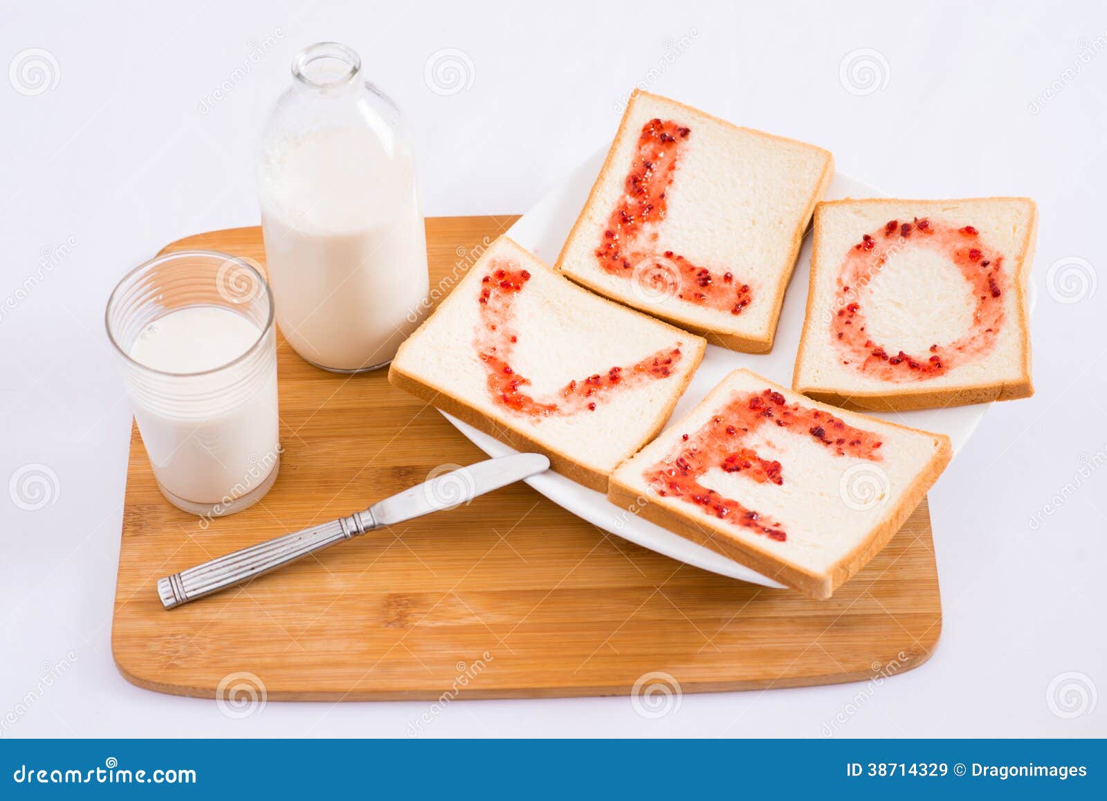 Breakfast with love stock image. Image of foreground - 38714329